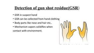 FIRE ARMS AND WOUND BALLISTICS- FORENSIC OVERVIEW | PPTX