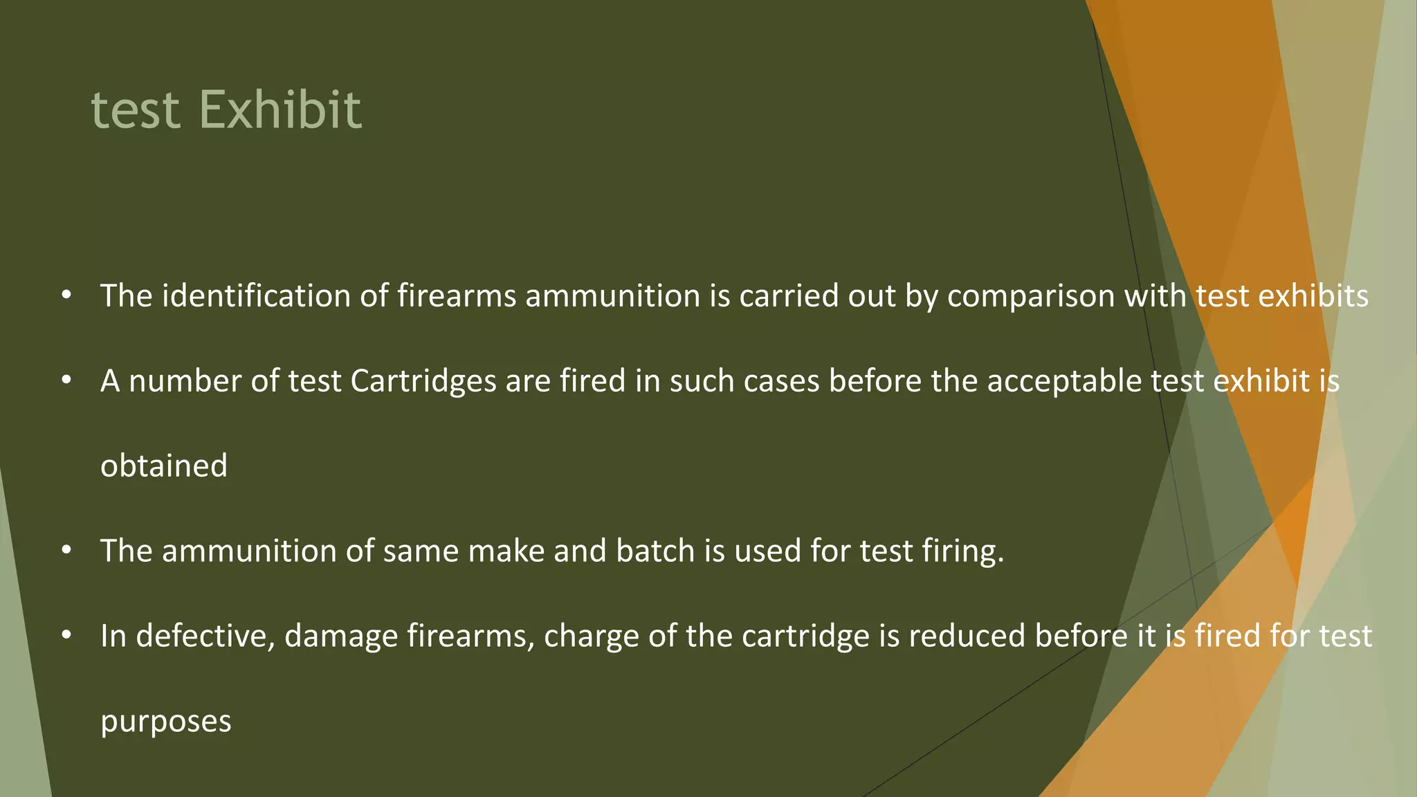 Firearms as evidence | PPTX