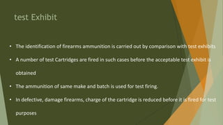 Firearms as evidence | PPTX