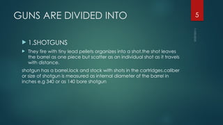 FIREARMS, MECHANISM OF INJURY AND LEVEL OF DAMAGE BY STEPHEN ANTO.pptx