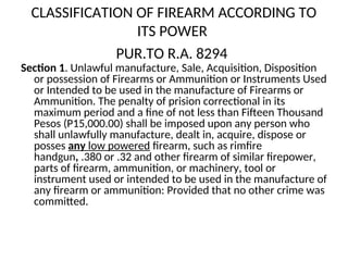 CRIM BOARD EXAM FIREARMS IDENTIFICATION.ppt