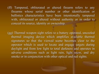 FIREARMS LAW.ppt