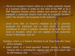 FIREARMS LAW.ppt