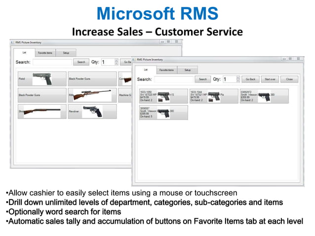 Firearms POS Microsoft RMS | PPT