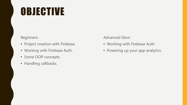 Firebase Authentication with Android | PPT