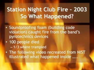 Fire Awareness and Preparedness - FET | PPTX