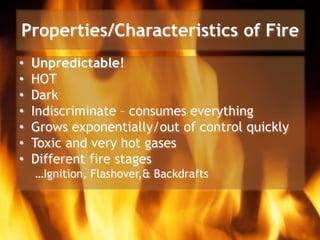 Fire Awareness and Preparedness - FET | PPTX