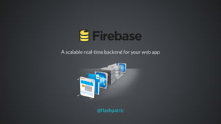 Firebase | KEY | Cloud Computing | Internet