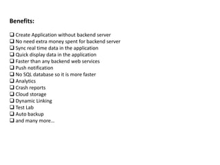 Firebase | PPTX | Cloud Computing | Internet