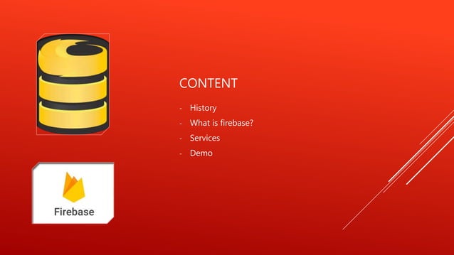Firebase Introduce | PPTX