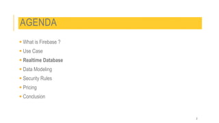 Introduction to Firebase | PPTX