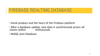 Introduction to Firebase | PPTX