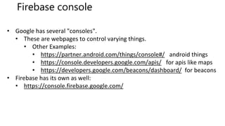 Getting started with Firebase | PDF | Web Development | Internet