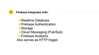 Getting Started with Firebase Cloud Functions | PPT