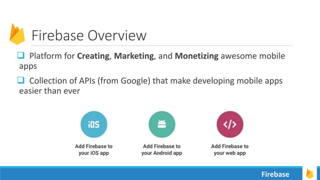 Google Firebase - Analytics, Remote Config, Authentication | PPT