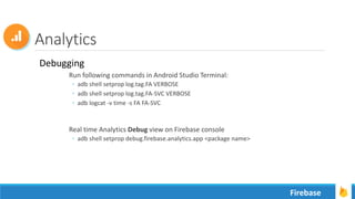 Google Firebase - Analytics, Remote Config, Authentication | PPT