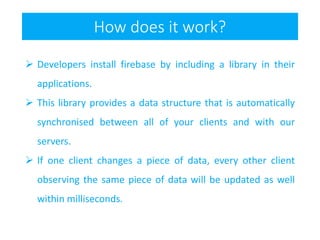 Firebase Overview | PPTX