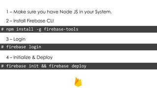 Introducing Firebase by Google | PPT