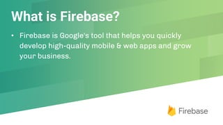 Firebase & QA | PPTX