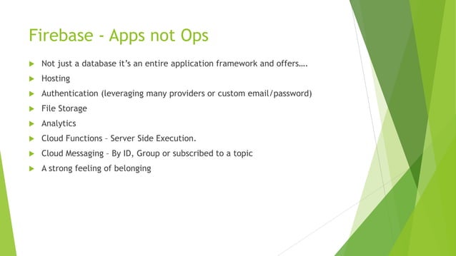 Firebase Authorization Pptx Databases Computer Software And