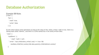 Firebase Authorization | PPTX | Databases | Computer Software and ...