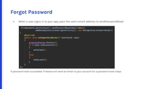 Firebase Auth Tutorial | PDF | Operating Systems | Computer Software and Applications
