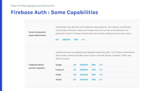 Firebase Auth Tutorial | PPT