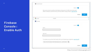 Firebase Auth Tutorial | PPT