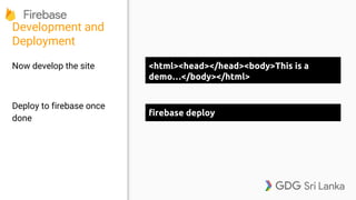 Firebase Basics - Dialog Demo for Group Tech Staff | PDF | Web Development | Internet