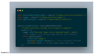 Firebase Cloud Functions V2 | PPT