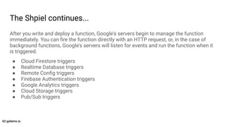 Firebase Cloud Functions V2 | PPT