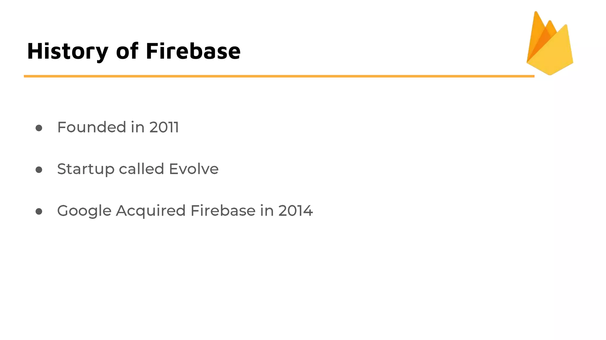 Firebase Fundamentals | PPT