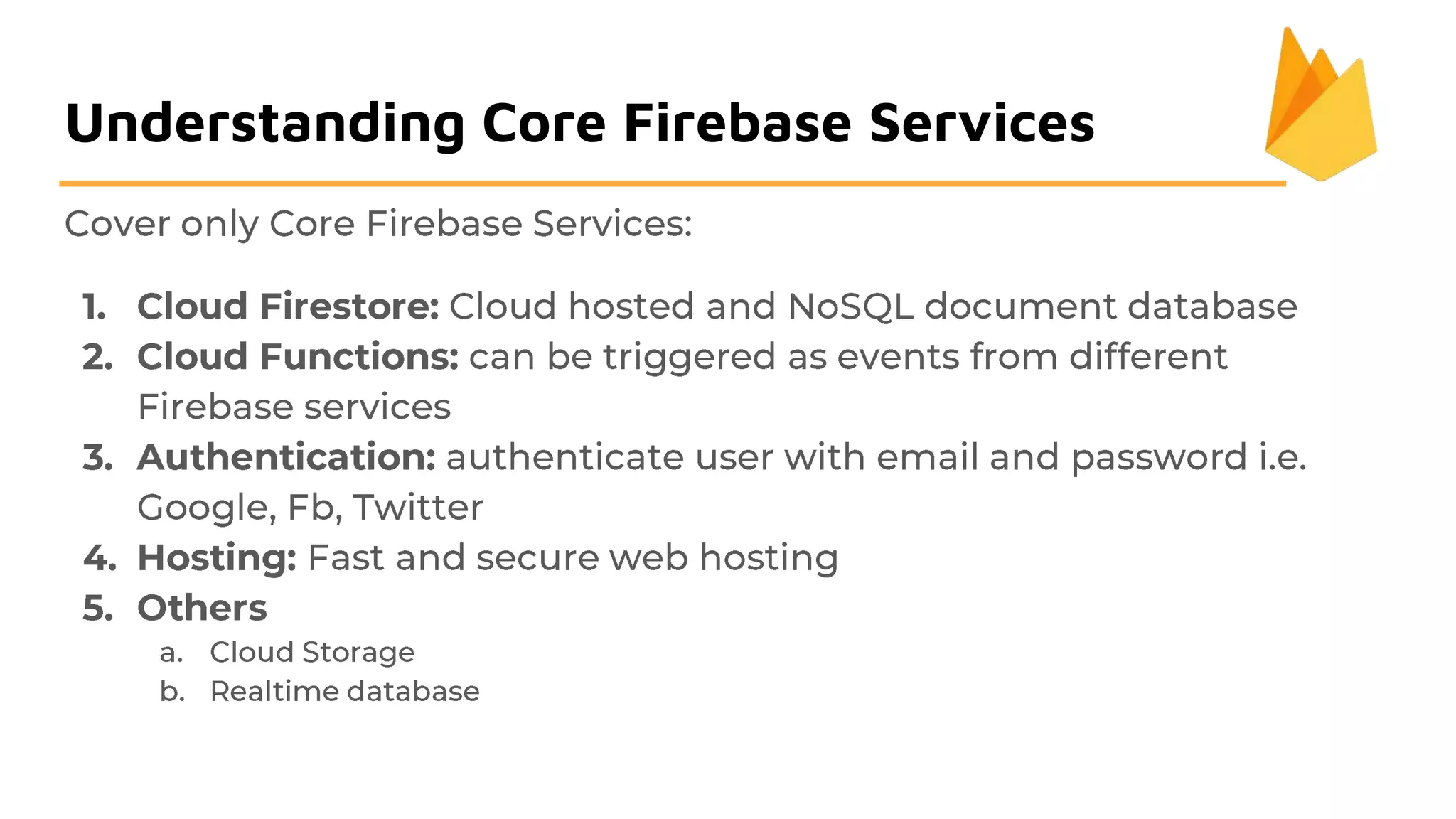 Firebase Fundamentals | PPT