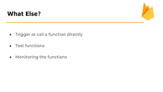 Firebase Fundamentals | PPT