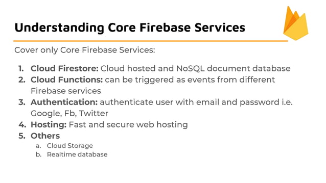 Firebase Fundamentals | PPT