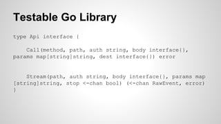 Firebase Golang Binding | PPT