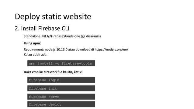 Firebase in action! | PPT