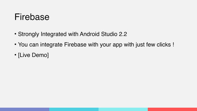 Firebase overview | PPT