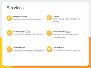 Firebase Introduction | PPTX