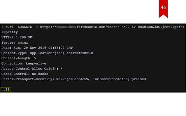 API Survey #2 - Firebase realtime database | PPT