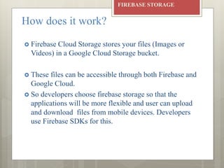 Android Firebase Storage | PPT