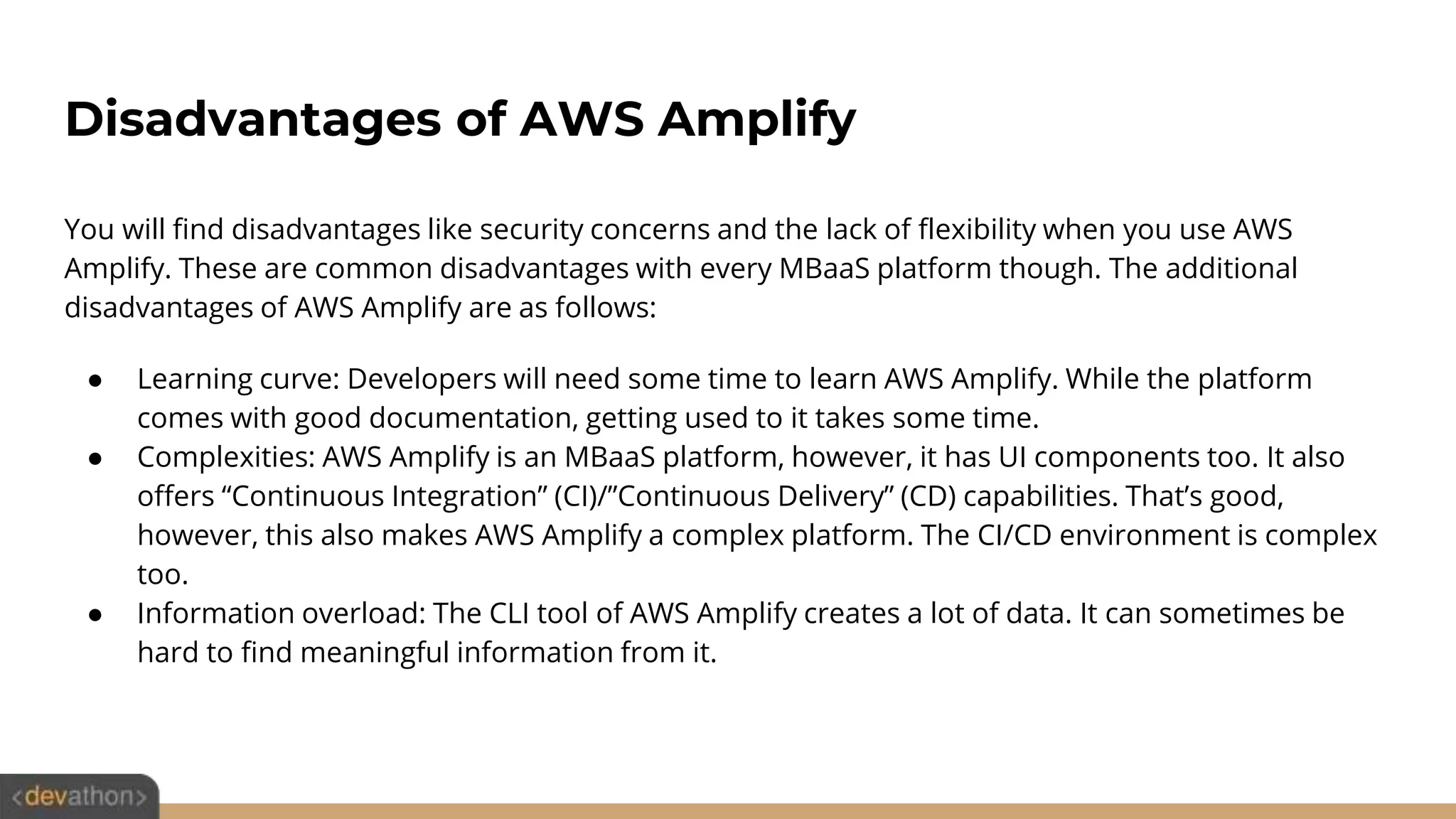 Firebase vs MongoDB Stitch vs AWS Amplify vs Azure Mobile Apps | PPT Firebase vs MongoDB Stitch vs AWS Amplify vs Azure Mobile Apps | PPT