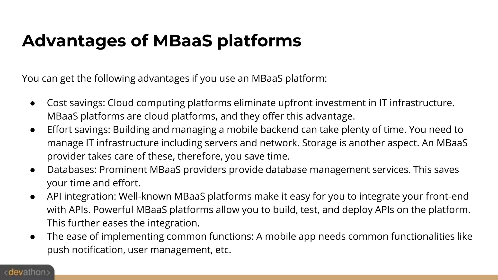 Firebase Vs Mongodb Stitch Vs Aws Amplify Vs Azure Mobile Apps Ppt