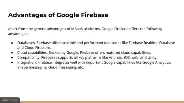 Firebase vs MongoDB Stitch vs AWS Amplify vs Azure Mobile Apps | PPT