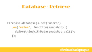 Firebase for the Web | PDF | Web Development | Internet