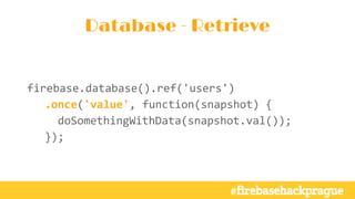 Firebase for the Web | PDF | Web Development | Internet
