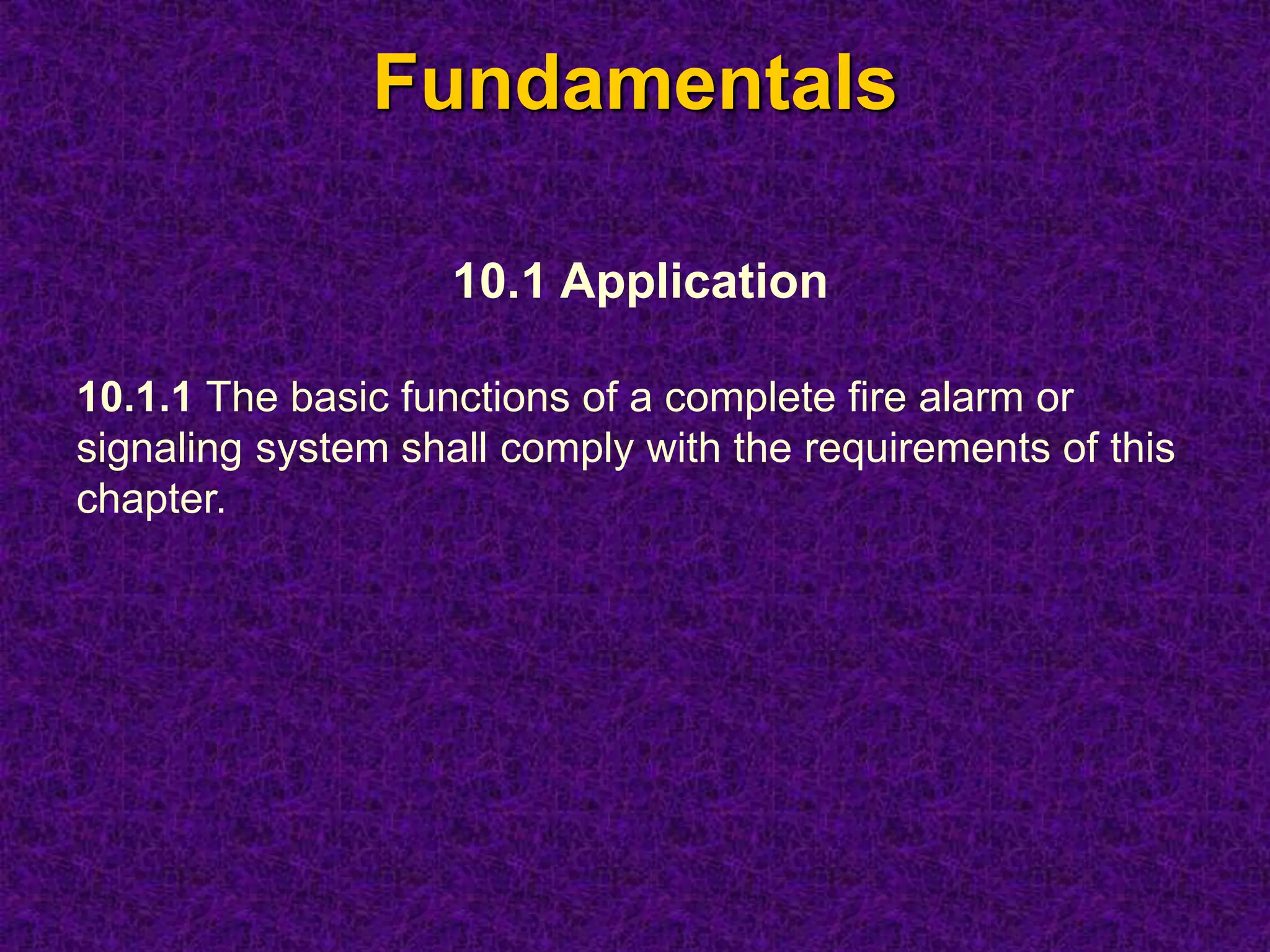 Fire alarm basics 1-5 | PPTX | Technology & Computing