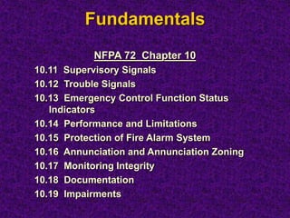 Fire alarm basics 1-5 | PPTX