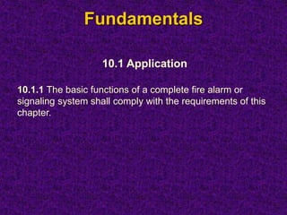 Fire alarm basics 1-5 | PPTX