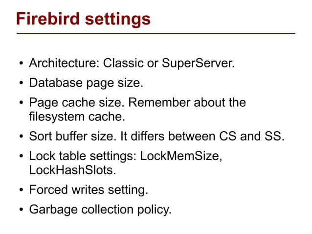Firebird.performance.testing | PDF | Databases | Computer Software and ...